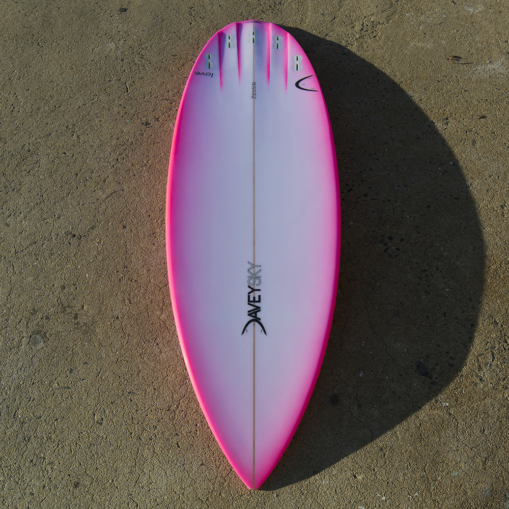 Love | Performance Hybrid Shortboard | DaveySKY Surfboards